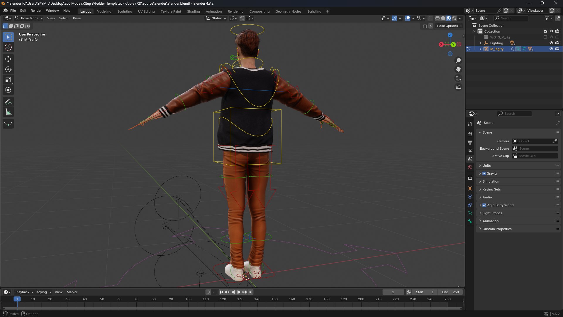 Modern Young Man 3D Character For Animation And Games Urban Style Male ...