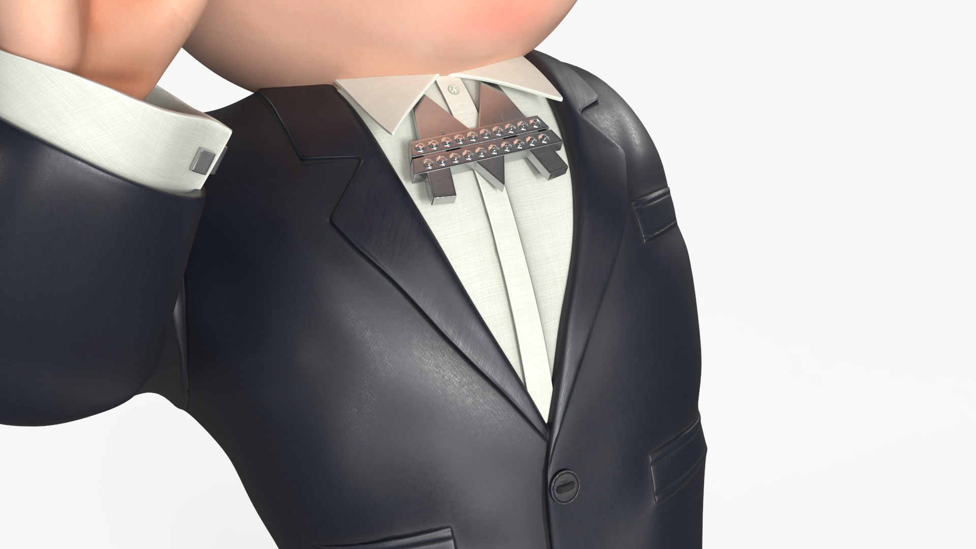 3D Mr Monopoly Moustache Twirl Pose For 3D Print Model - TurboSquid 2288109