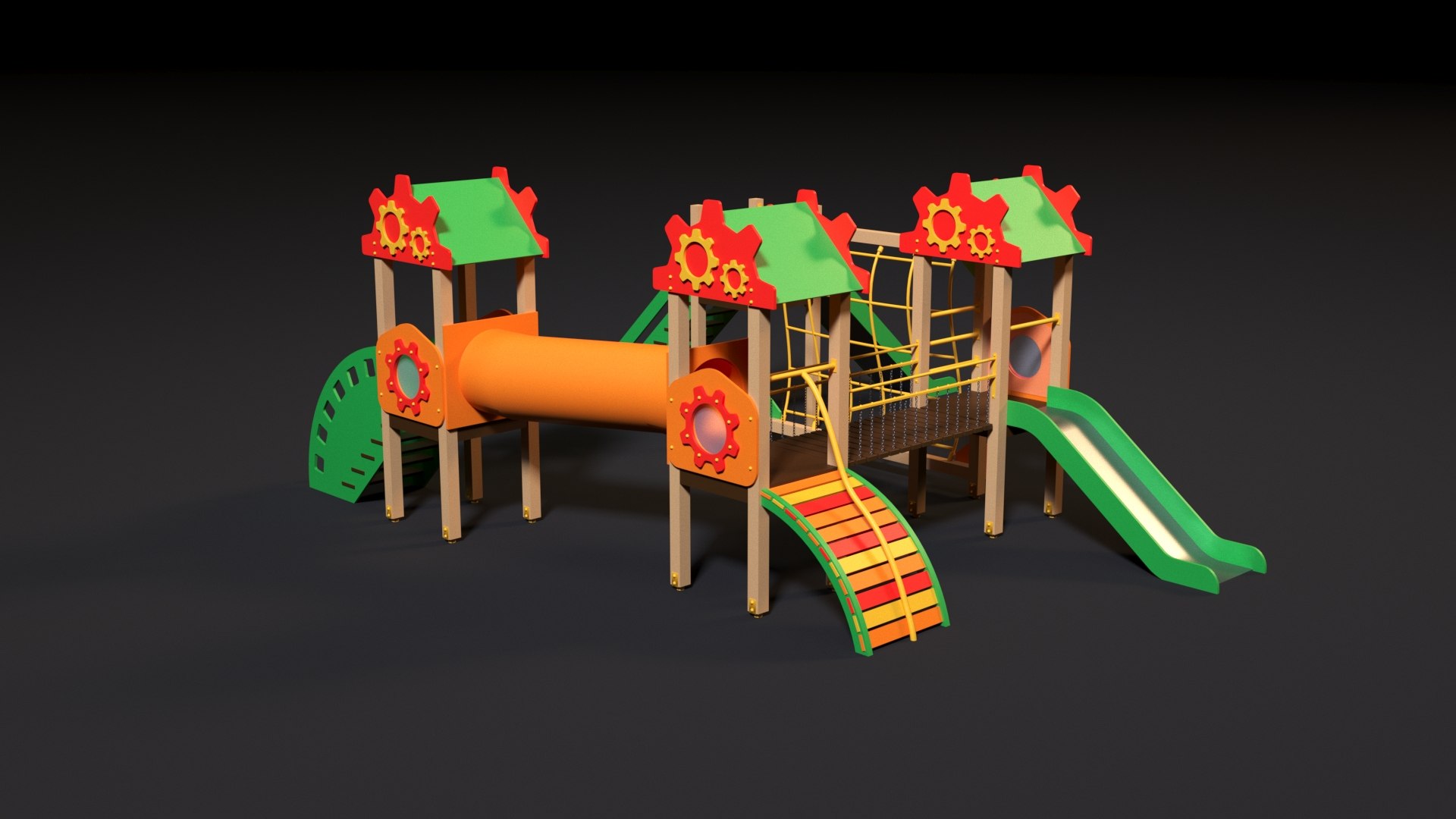 Children Playground 3D Model - TurboSquid 1766061
