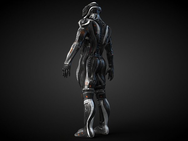 robot humanoid 3d max