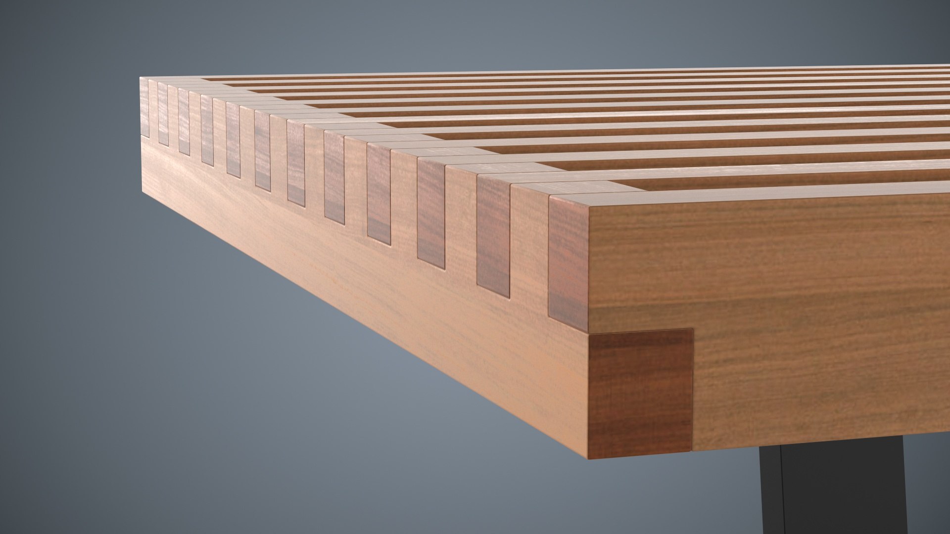 Free Bench George Nelson 3d Model