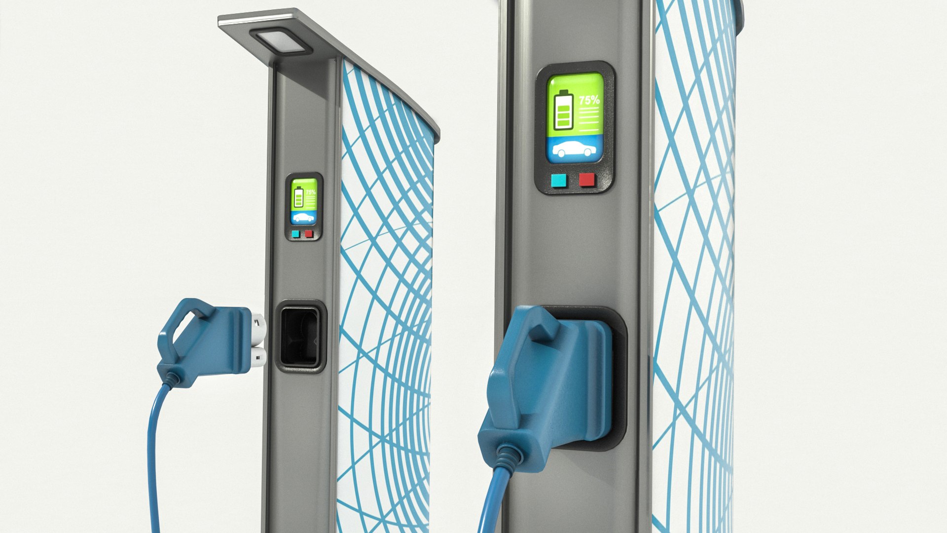 3D Charging Station Point - Low Poly Model - TurboSquid 1751129