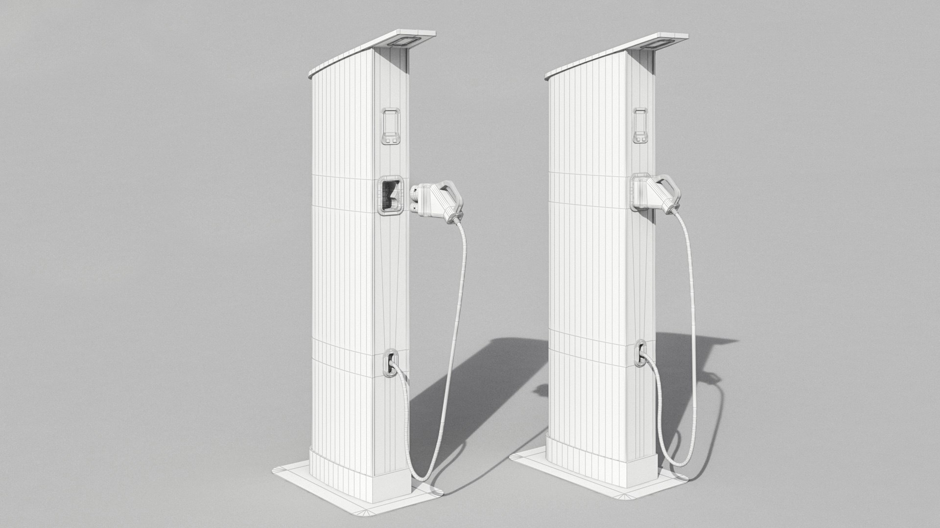 3D Charging Station Point - Low Poly Model - TurboSquid 1751129