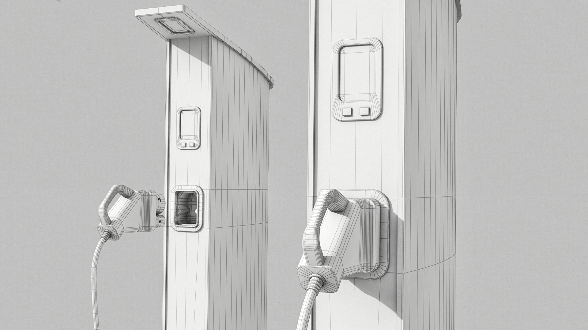 3D Charging Station Point - Low Poly Model - TurboSquid 1751129