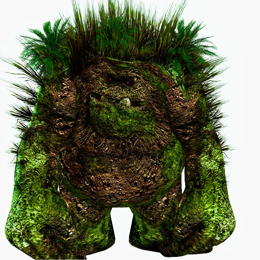 modelo 3d Troll Forest Man RIGGUED - TurboSquid 2064544