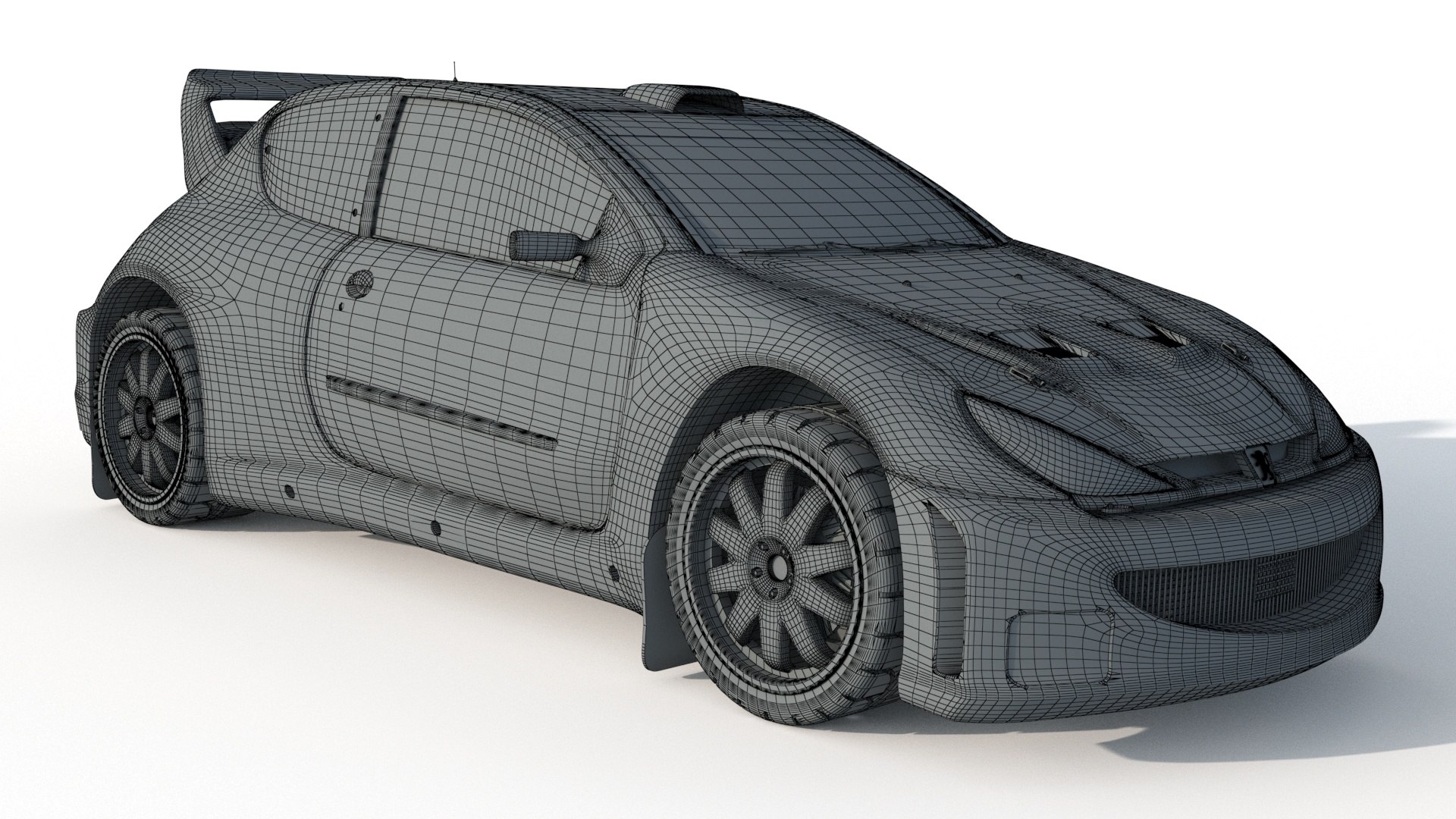 Peugeot 206 WRC 3D Model - TurboSquid 2000322