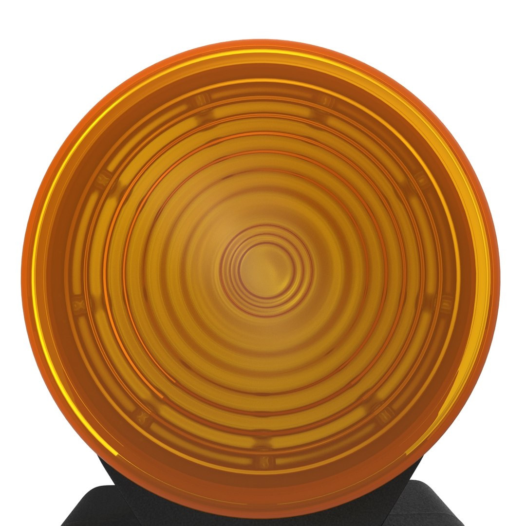 Warning Lights Modeled 3d Model