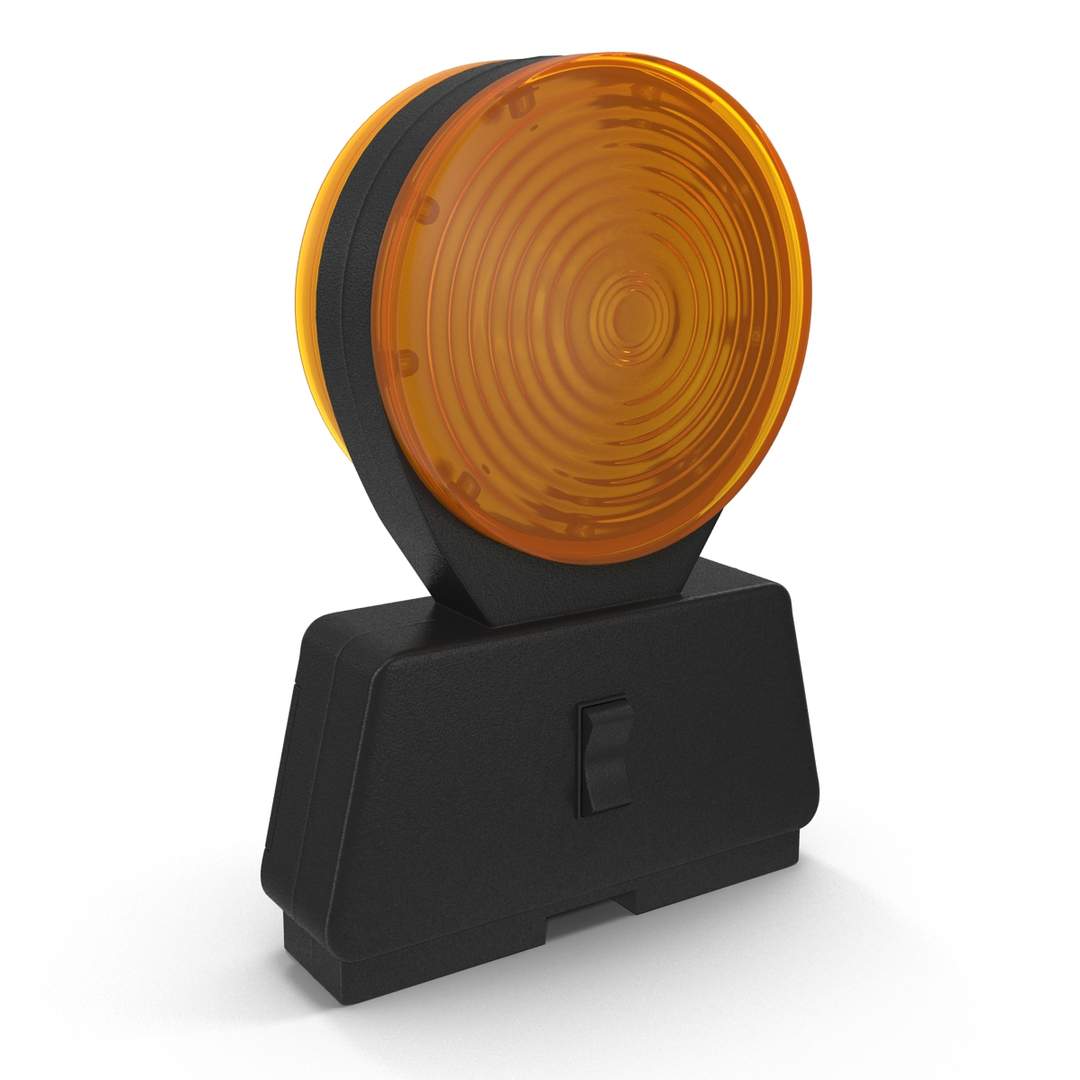 Warning Lights Modeled 3d Model