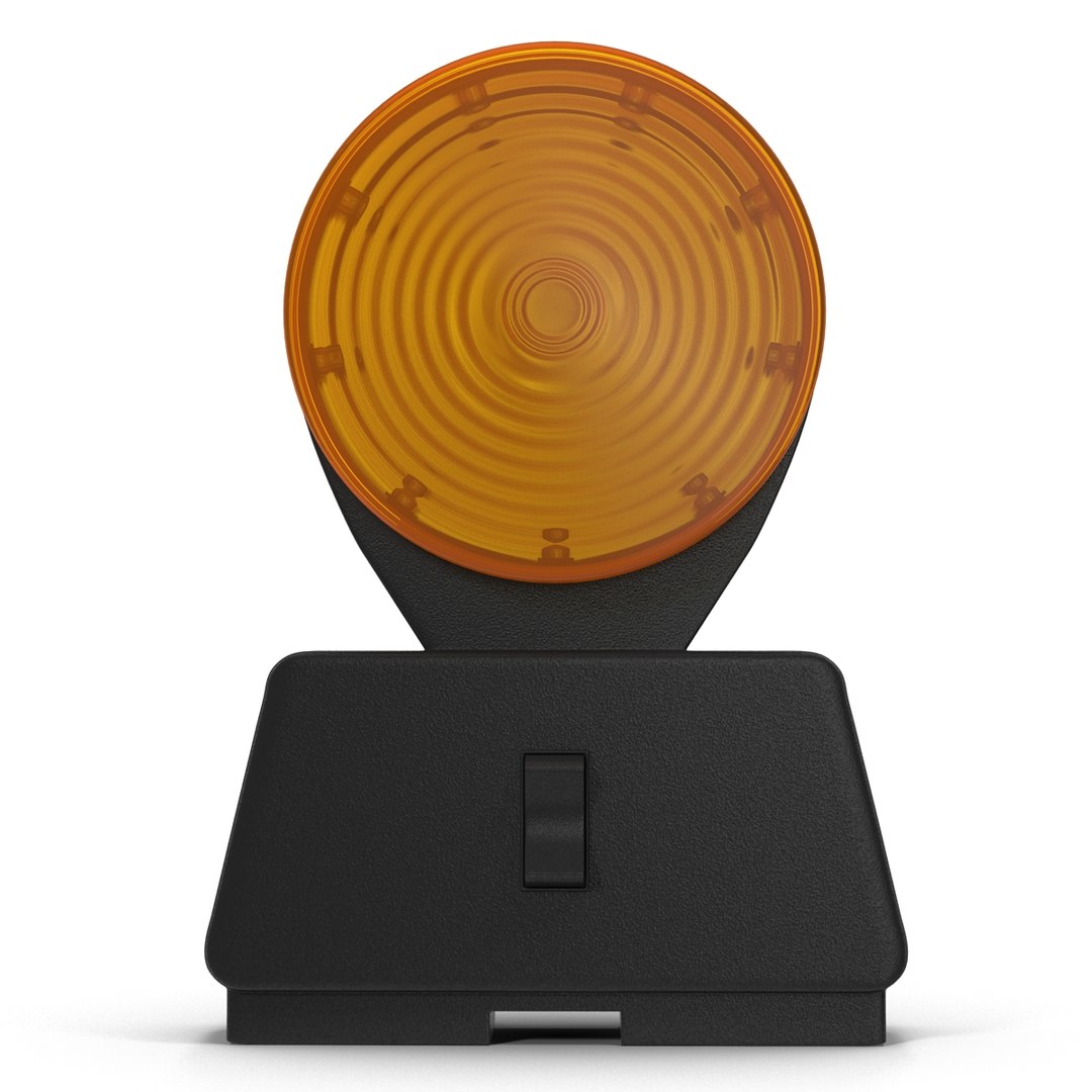 Warning Lights Modeled 3d Model