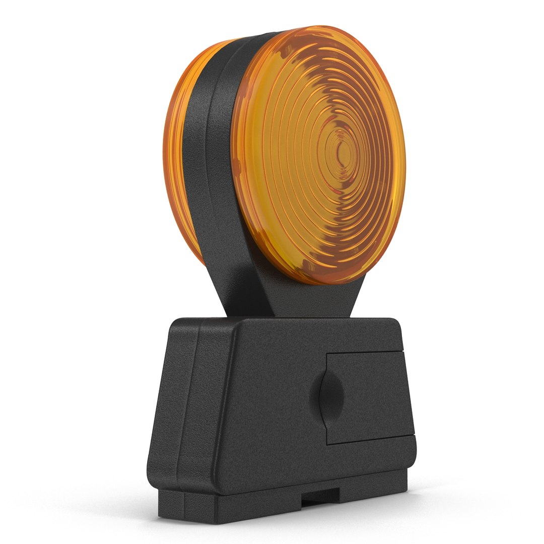 Warning Lights Modeled 3d Model