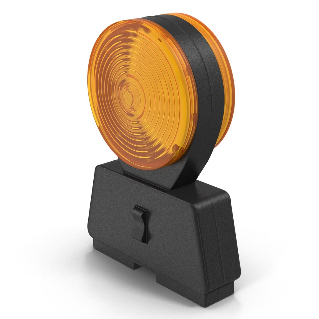 Warning Lights Modeled 3d Model