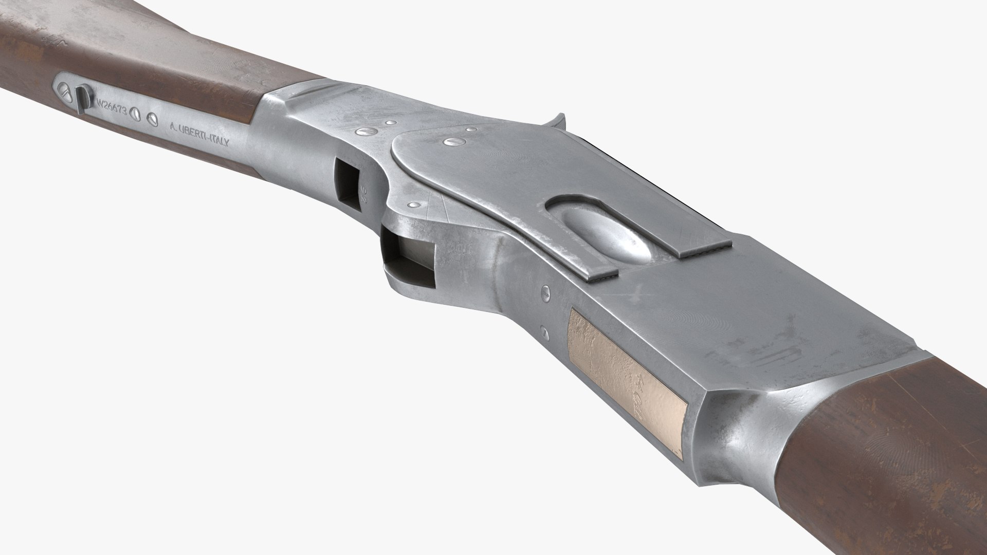 Winchester 1873 Lever-action Rifle 3D - TurboSquid 2116319