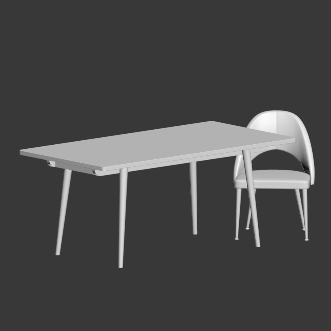 3D model modrest set dinning - TurboSquid 1614002