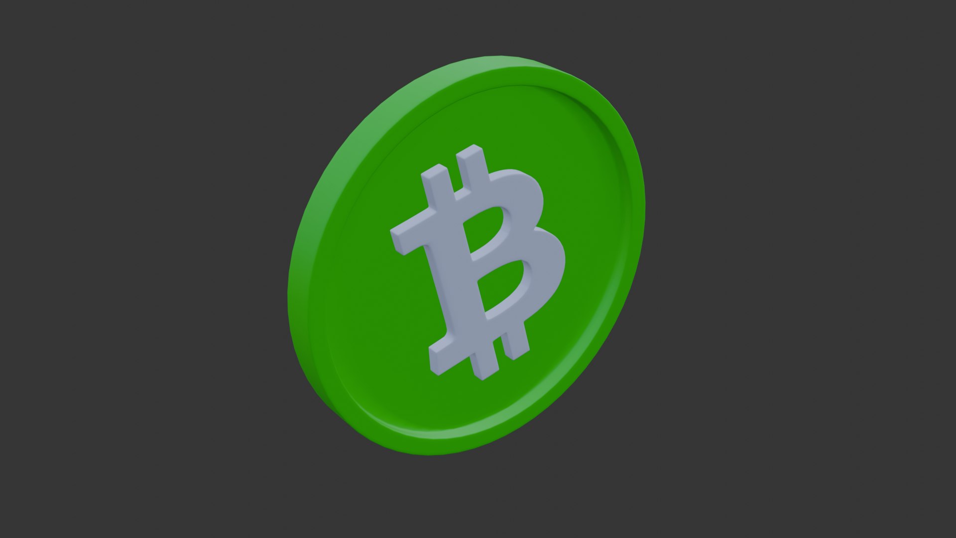 3D Bitcoin Cash Logo Model - TurboSquid 2339613
