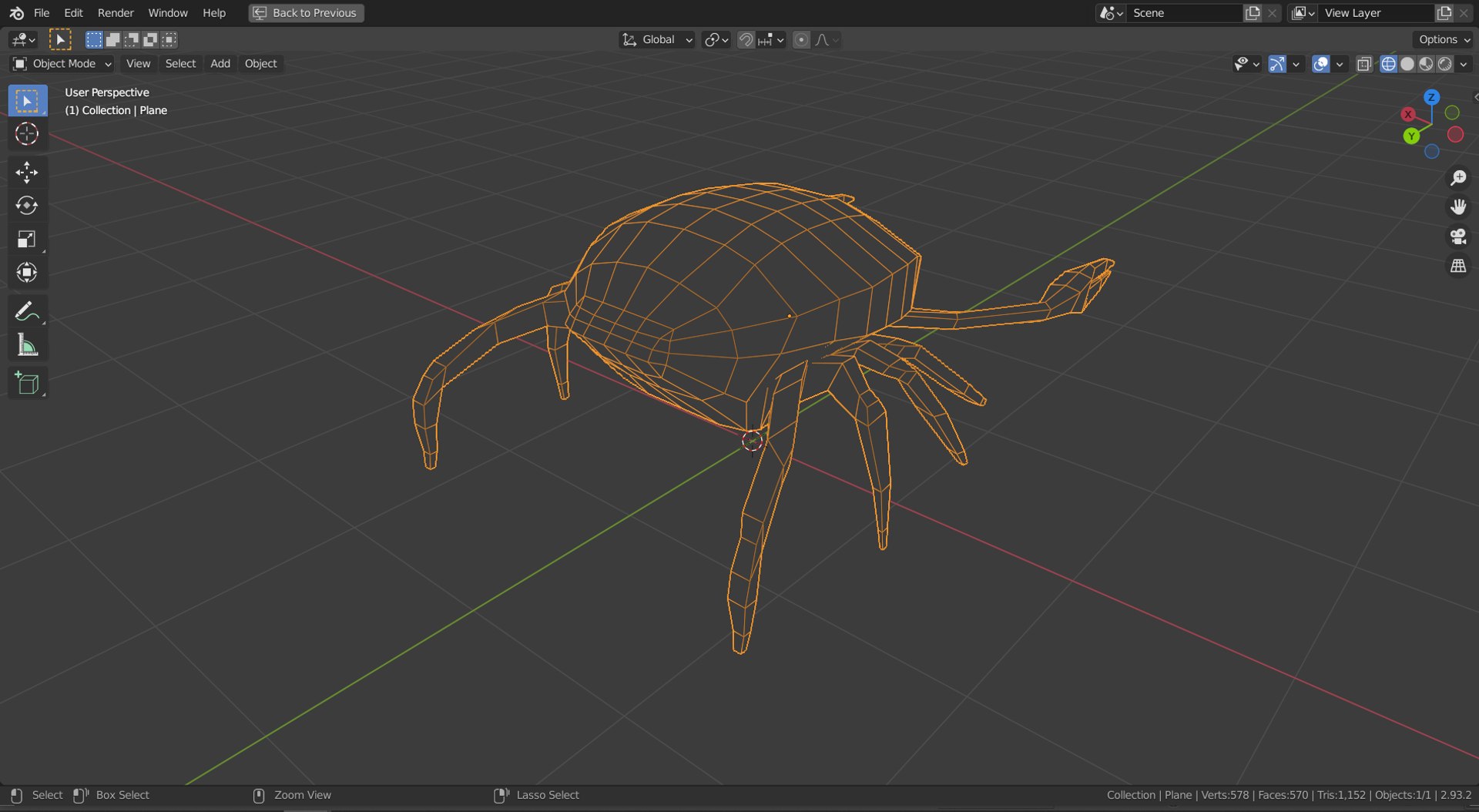 Low-poly Crab 3D Model - TurboSquid 1806921