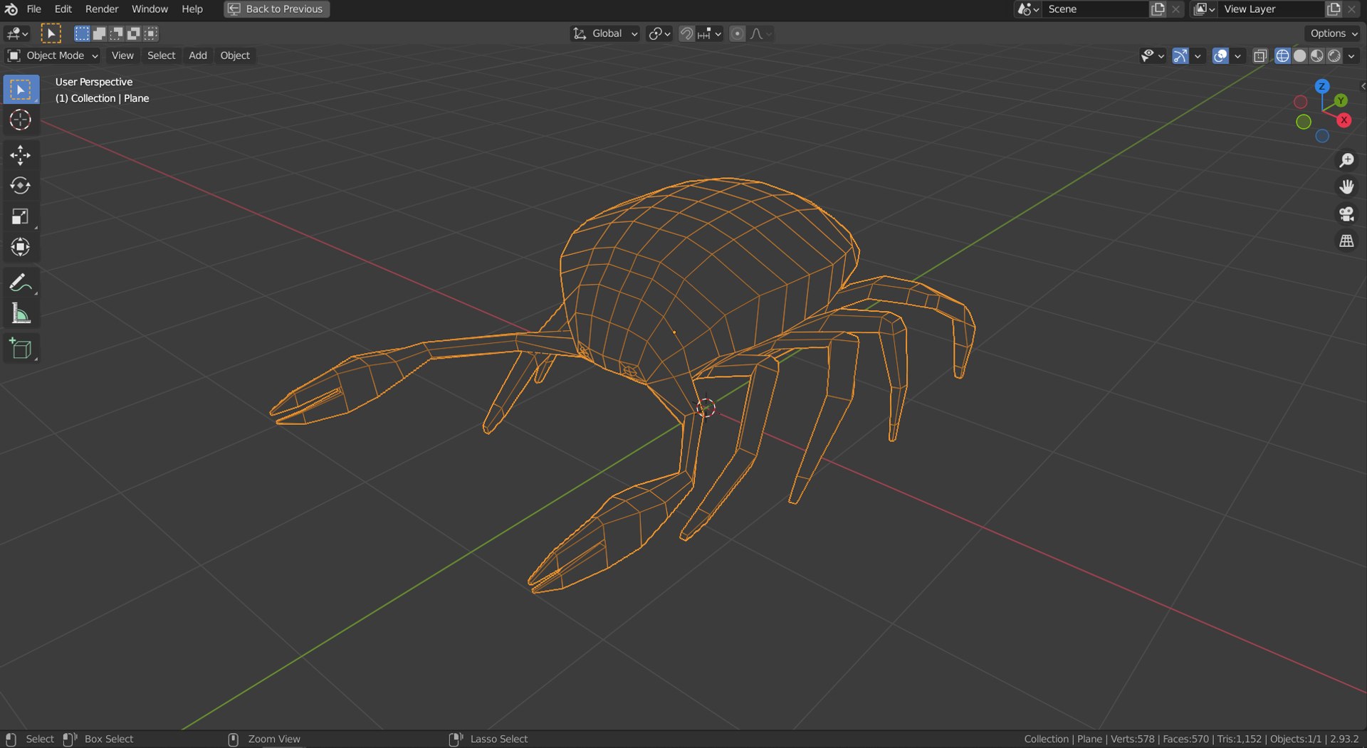 Low-poly Crab 3D Model - TurboSquid 1806921