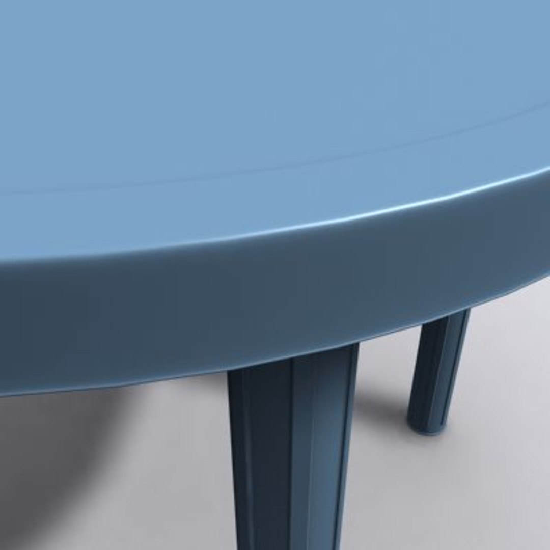 Plastic Table 3d Model
