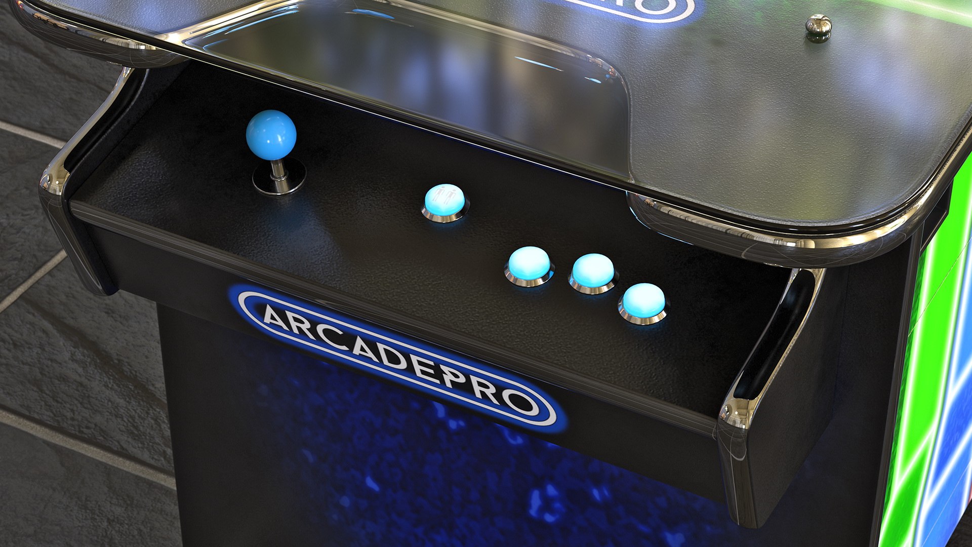 ArcadePro Mars 55 Cocktail Arcade Machine 3D - TurboSquid 1737544