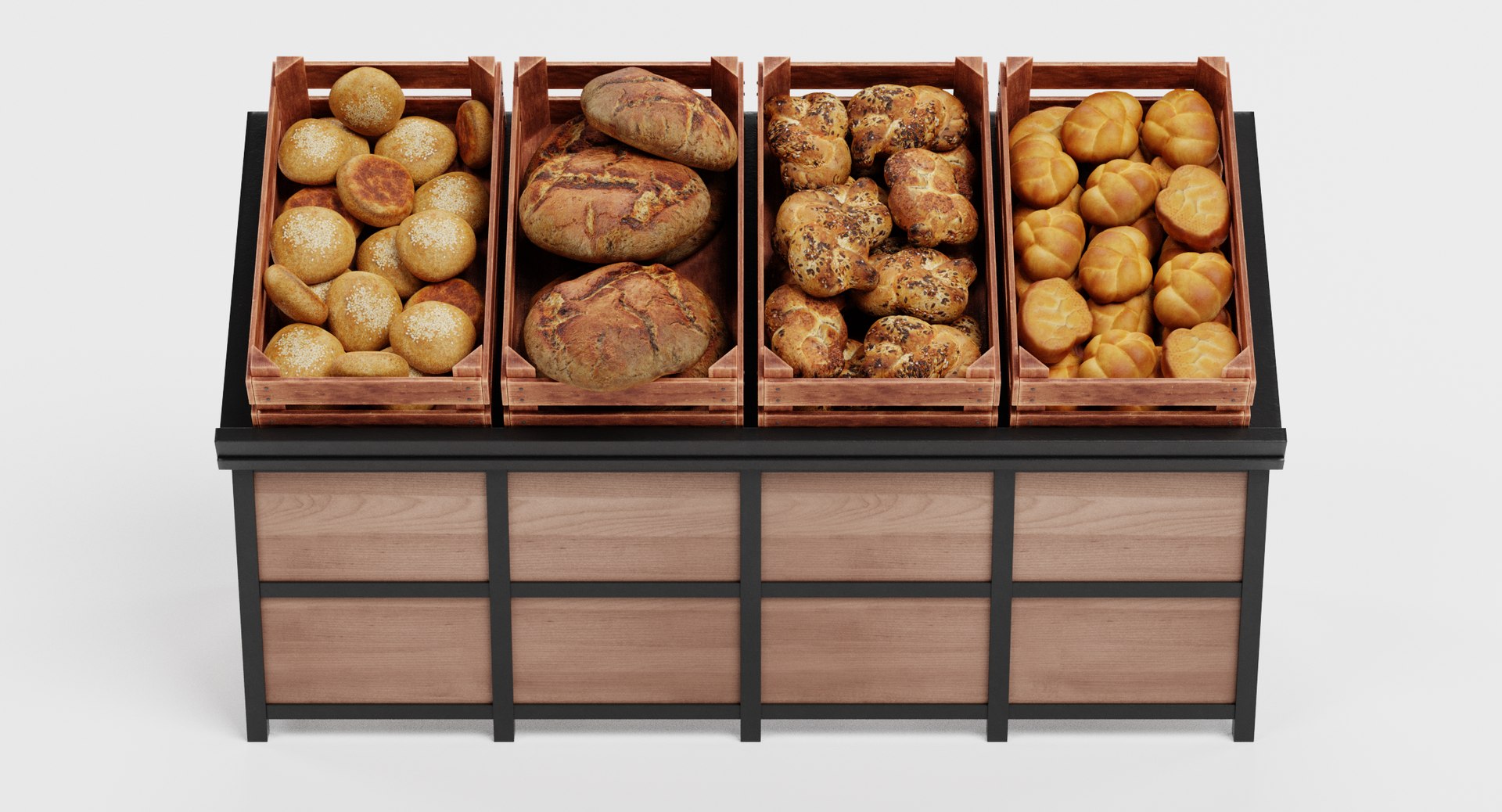 Stand Bakery 3D Model - TurboSquid 1409761