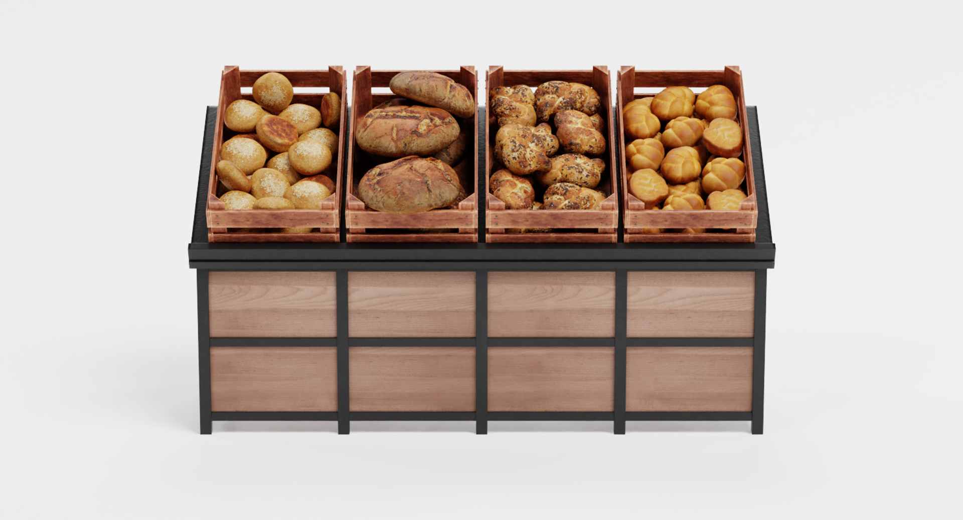 Stand Bakery 3D Model - TurboSquid 1409761