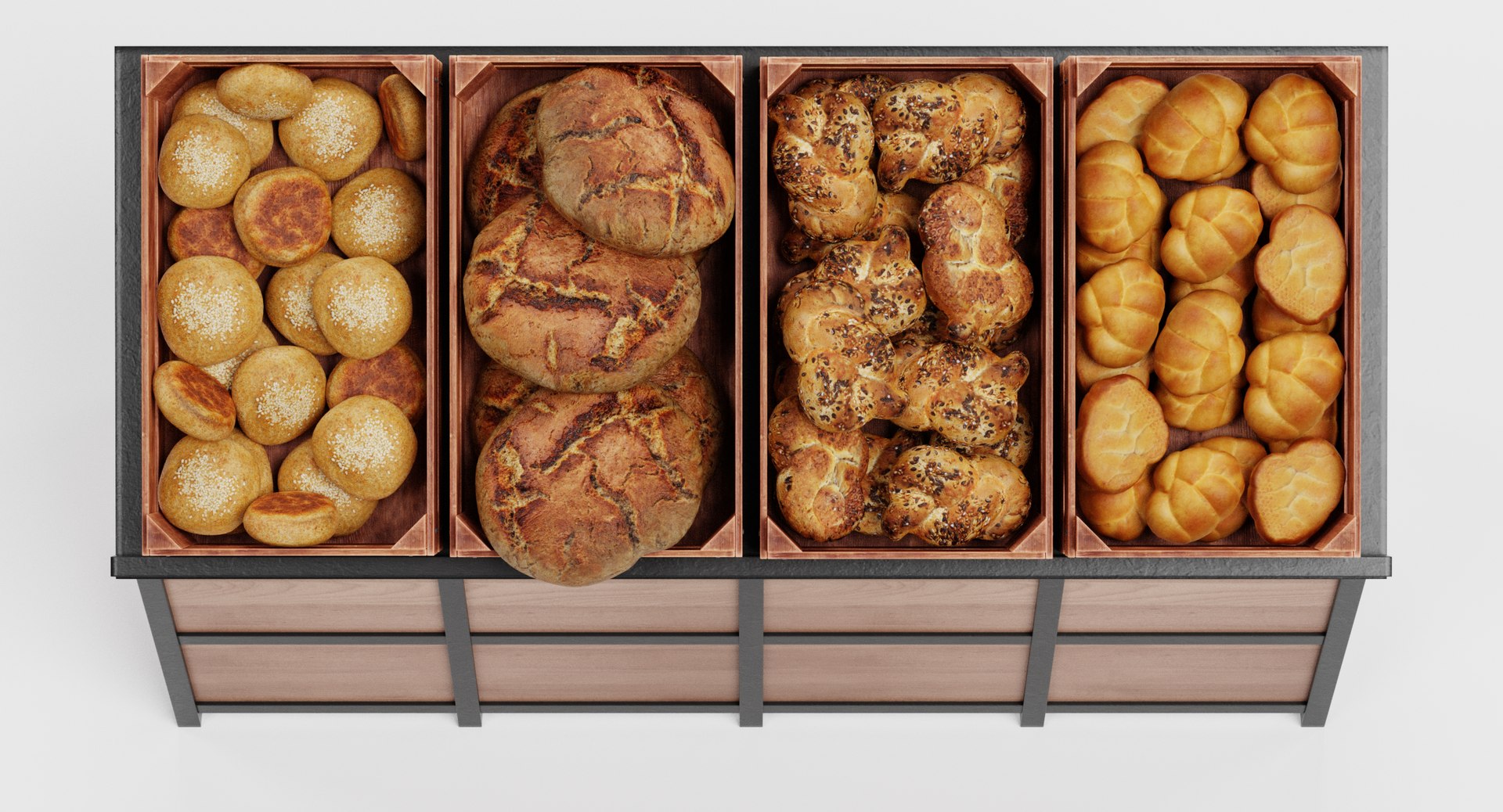 Stand Bakery 3D Model - TurboSquid 1409761