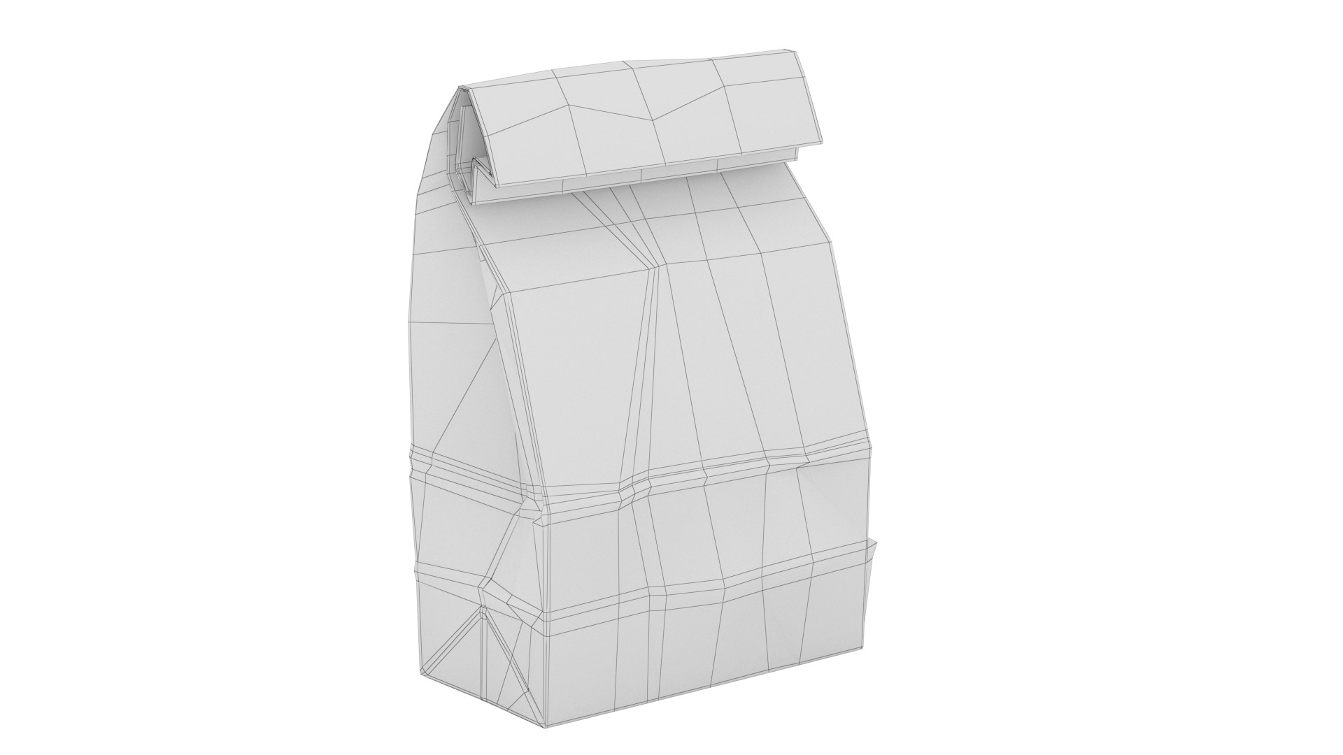 3D Realistic Paper Bag Model - TurboSquid 1450338