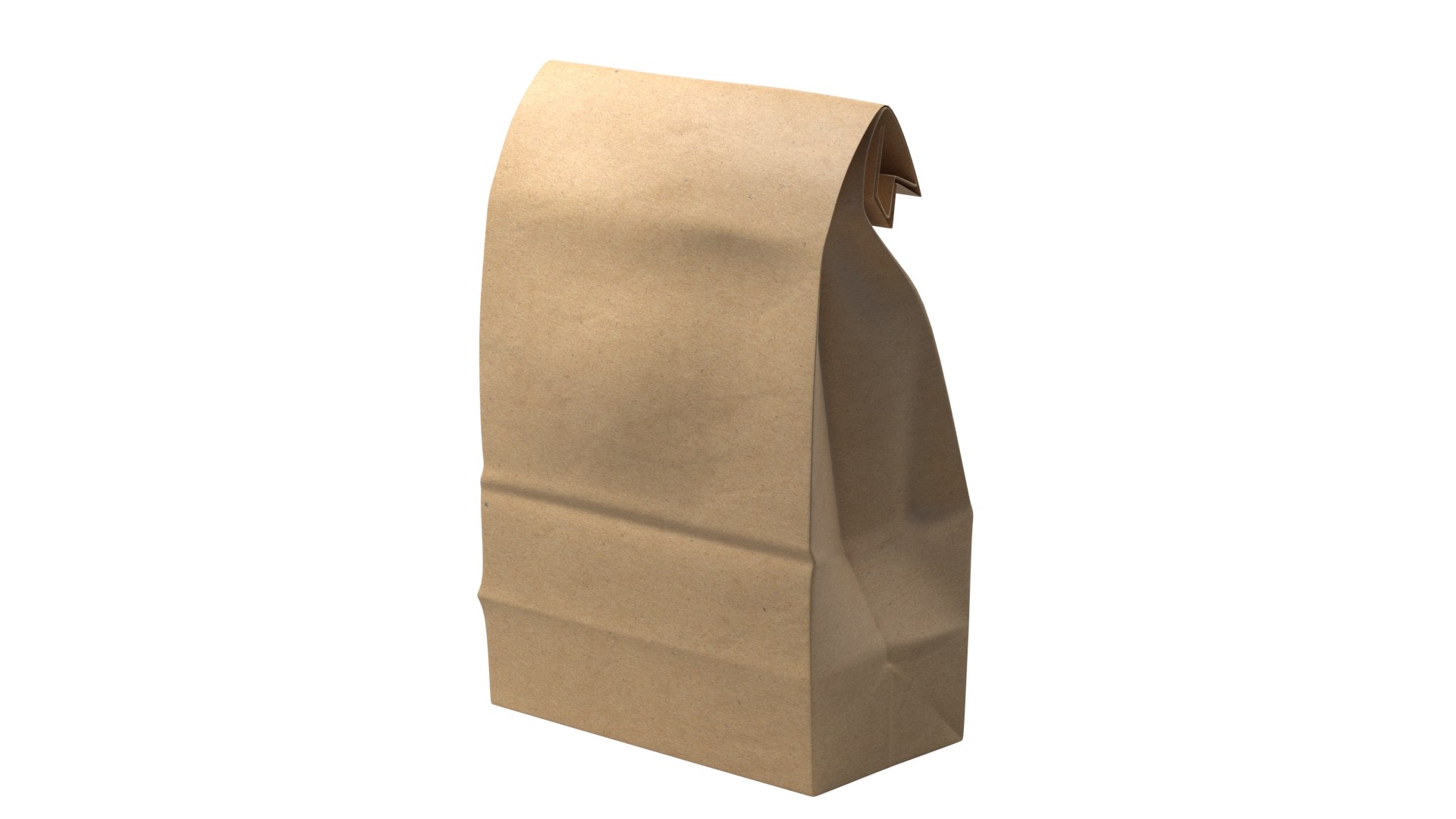 3D Realistic Paper Bag Model - TurboSquid 1450338