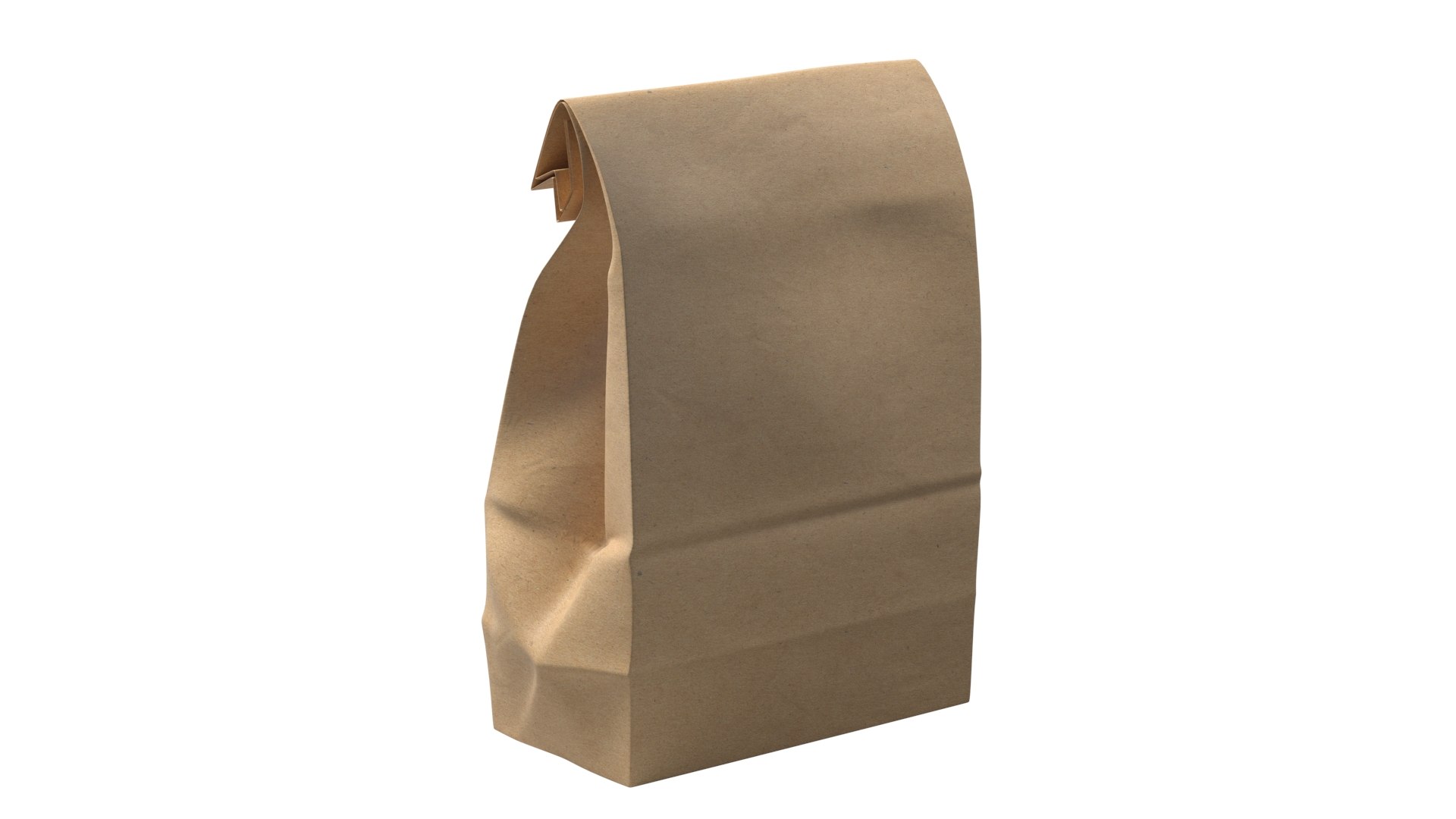 3D Realistic Paper Bag Model - TurboSquid 1450338