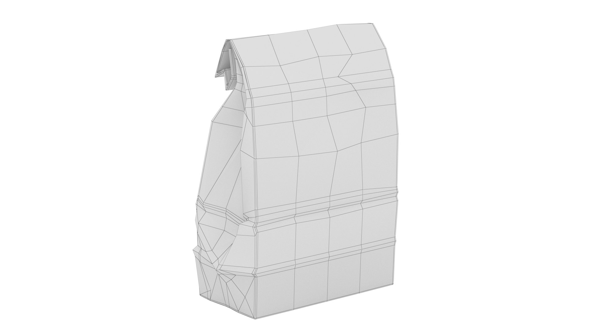 3D Realistic Paper Bag Model - TurboSquid 1450338