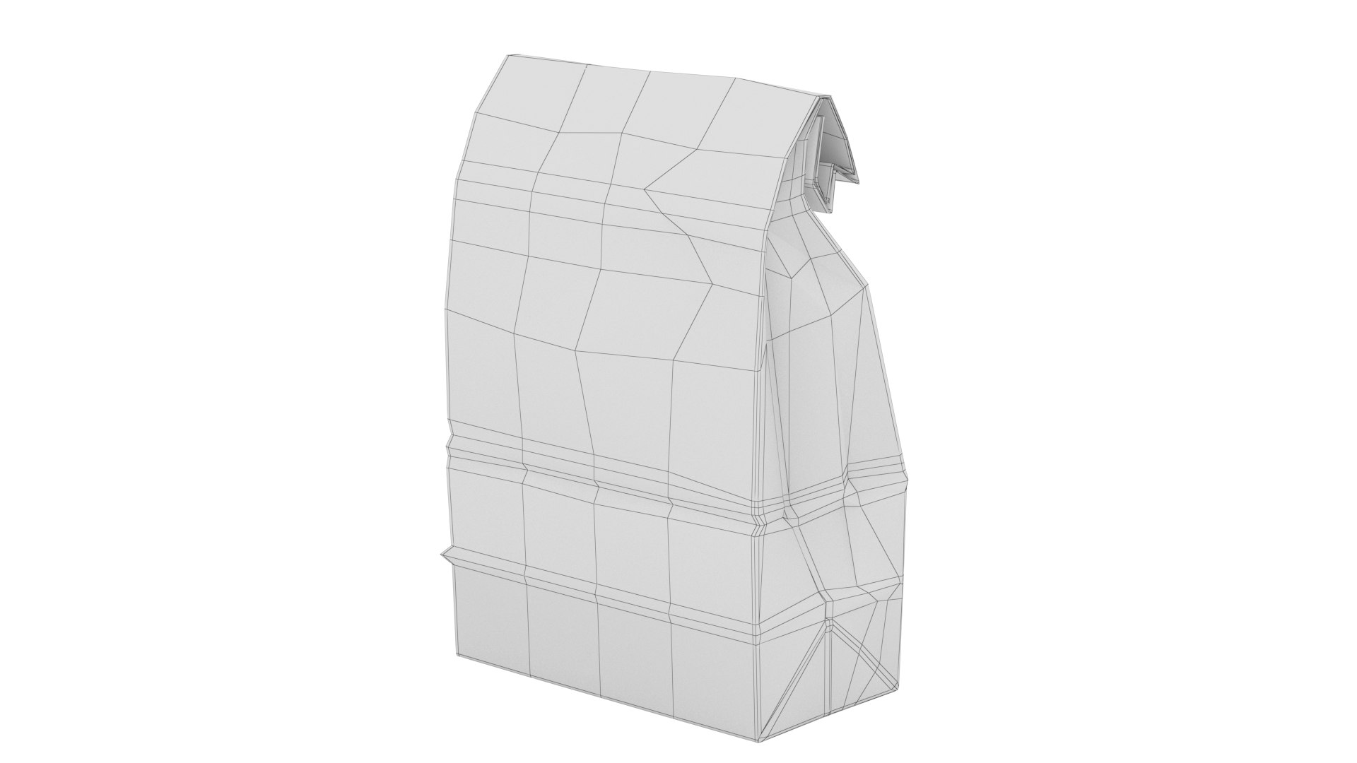 3D Realistic Paper Bag Model - TurboSquid 1450338