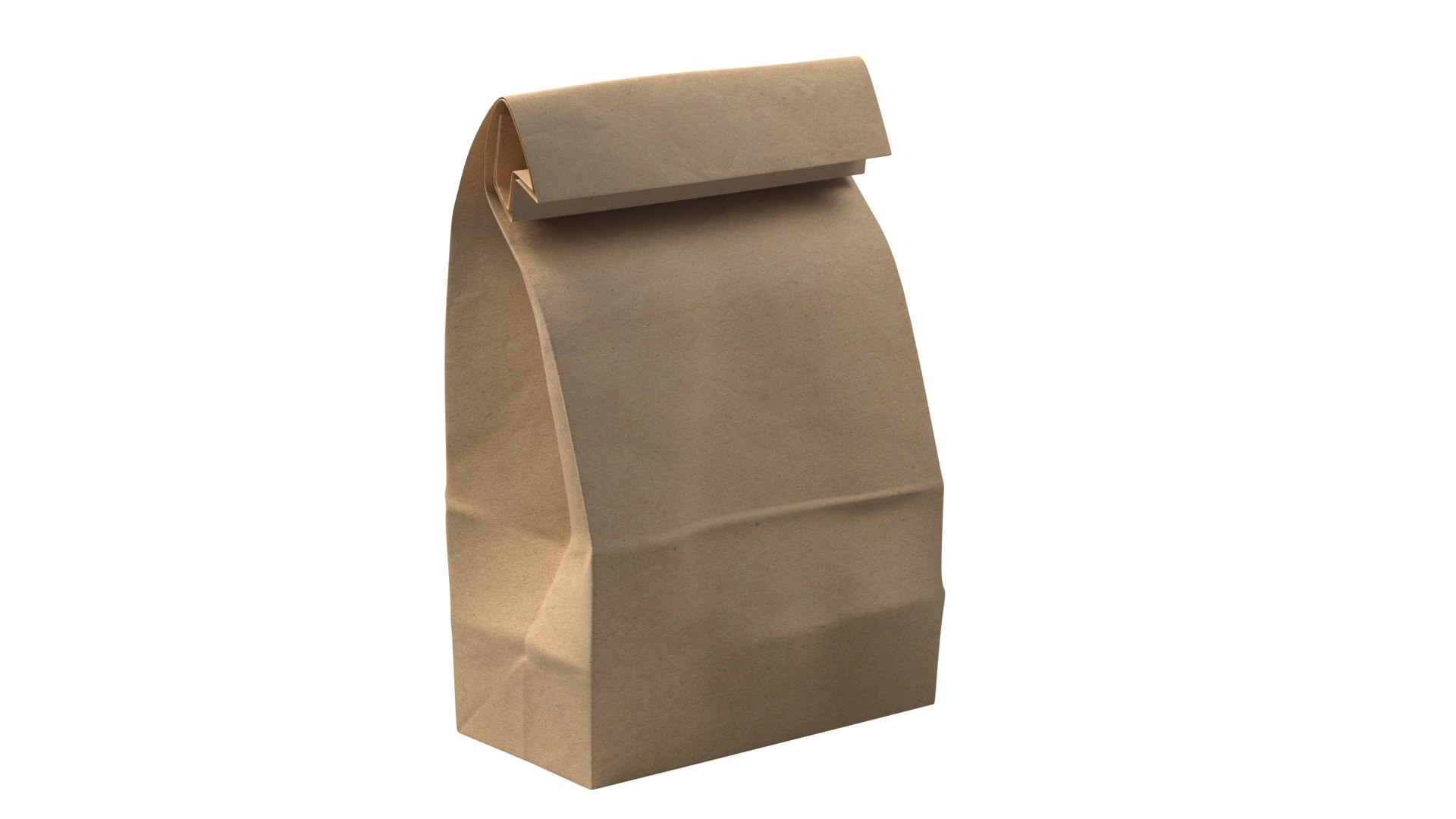 3D Realistic Paper Bag Model - TurboSquid 1450338