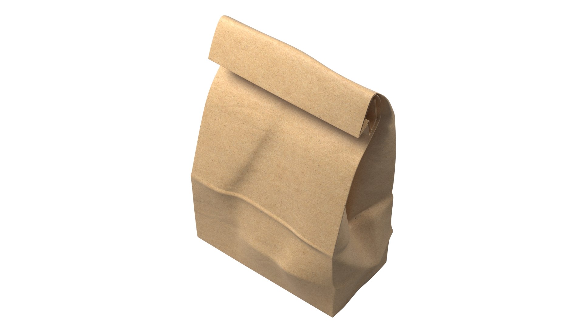 3D Realistic Paper Bag Model - TurboSquid 1450338