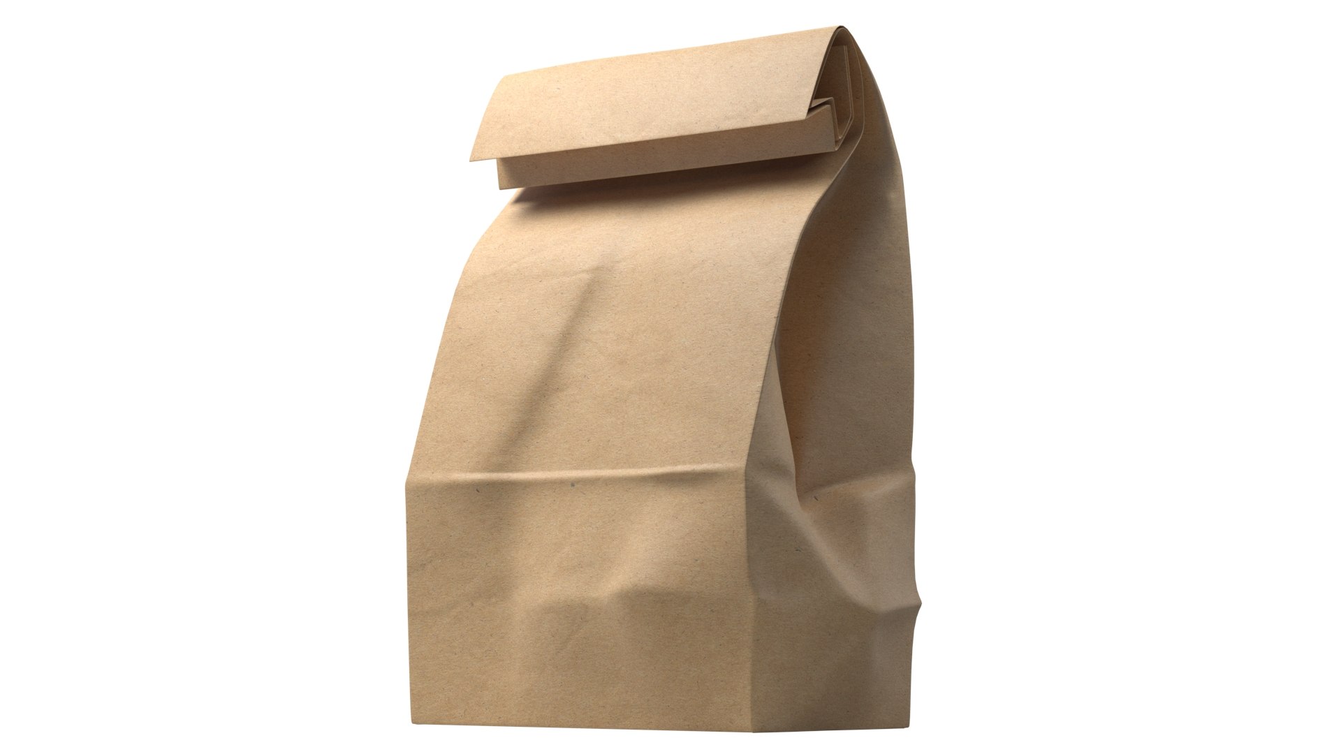 3D Realistic Paper Bag Model - TurboSquid 1450338