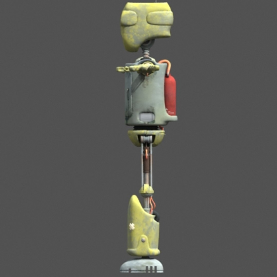 Robot Droid Rig 3d Model