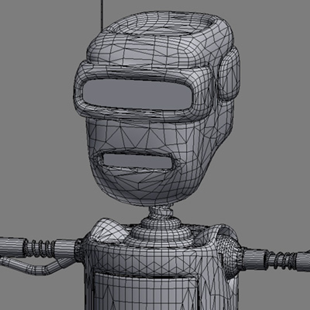 Robot Droid Rig 3d Model