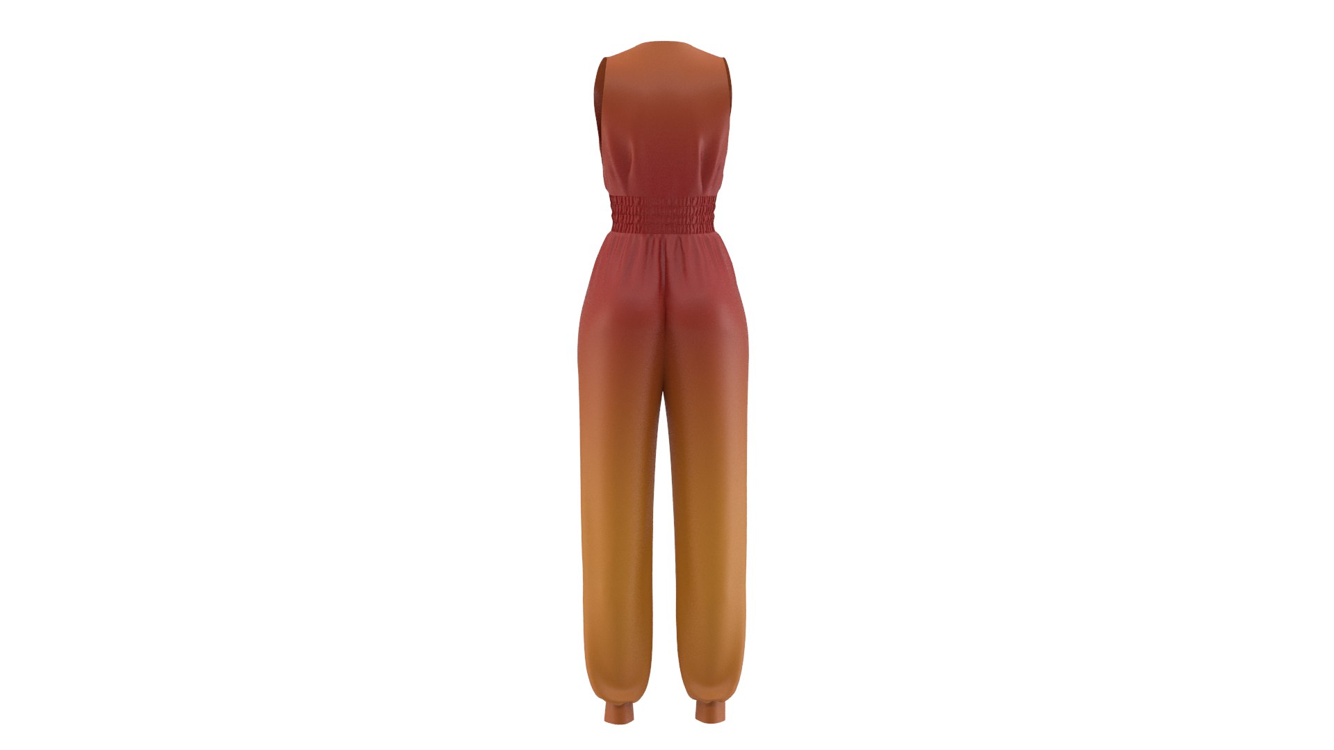 3D Orange Overall - TurboSquid 1622012