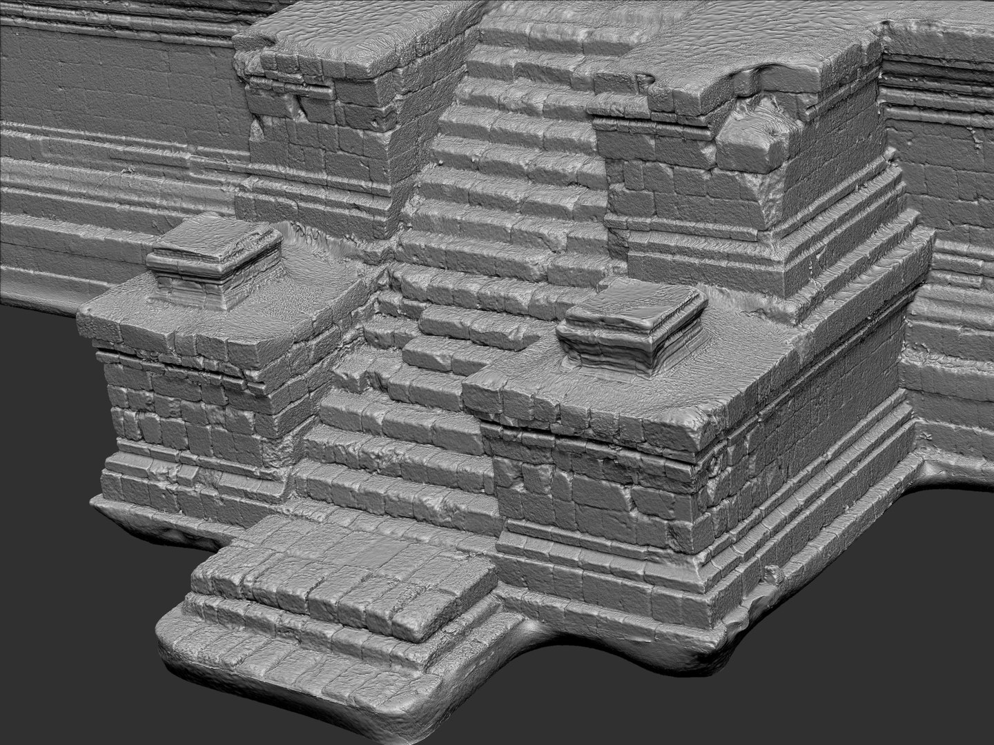 Hindu Pyramid Temple 16k Obj