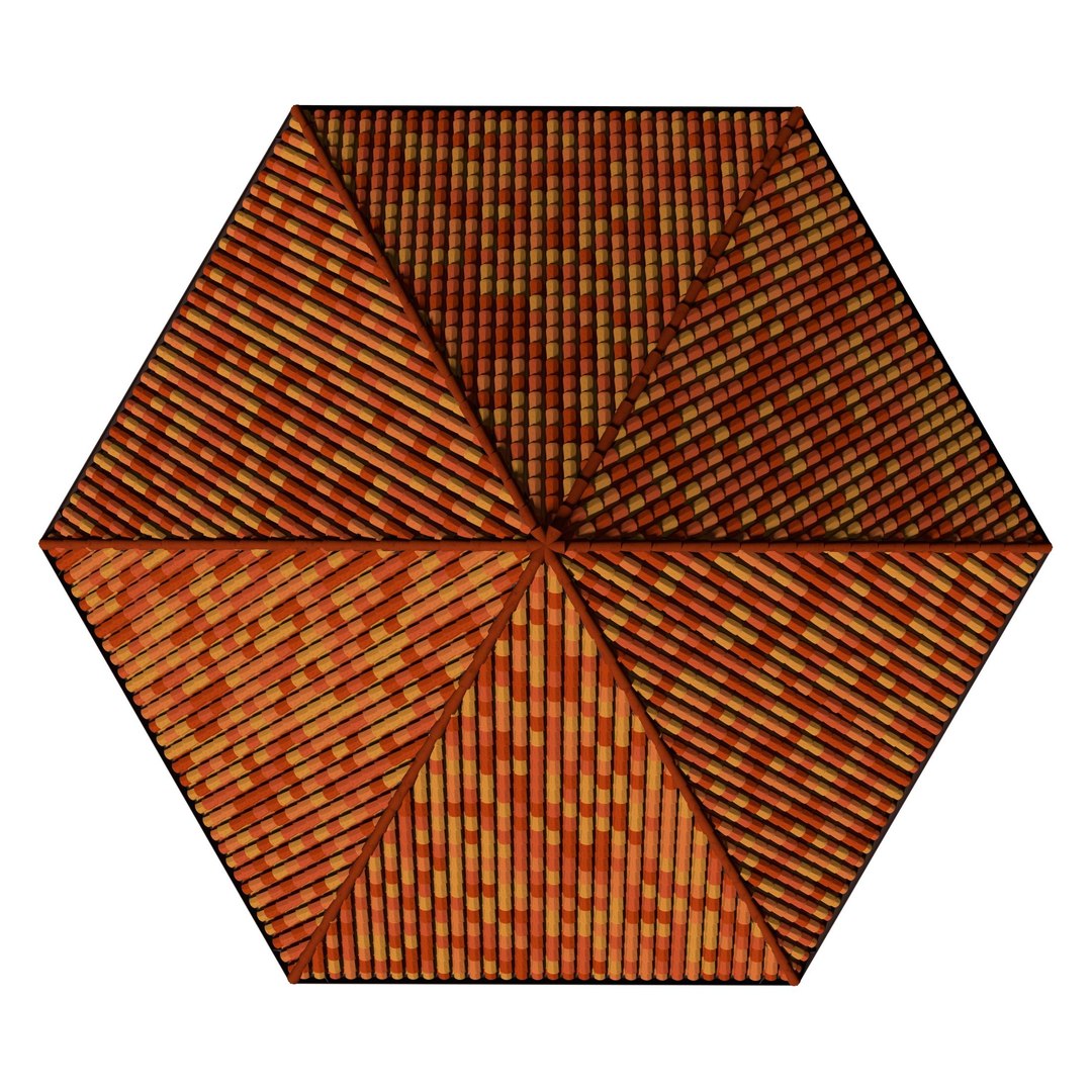 3D Model Roof - Clay Tiles - TurboSquid 2389526