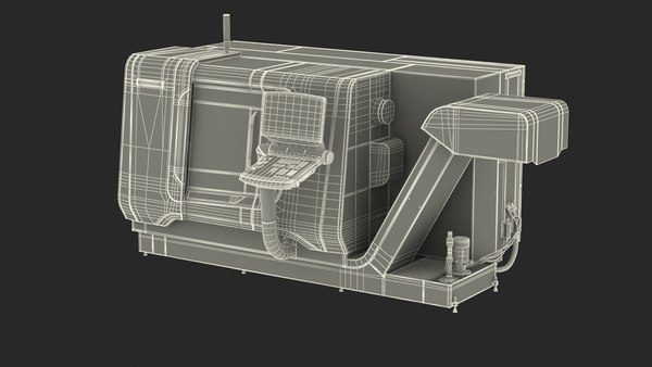 modelo 3d Centro de torneado CNC DMG Mori CTX Alpha 500 - TurboSquid ...