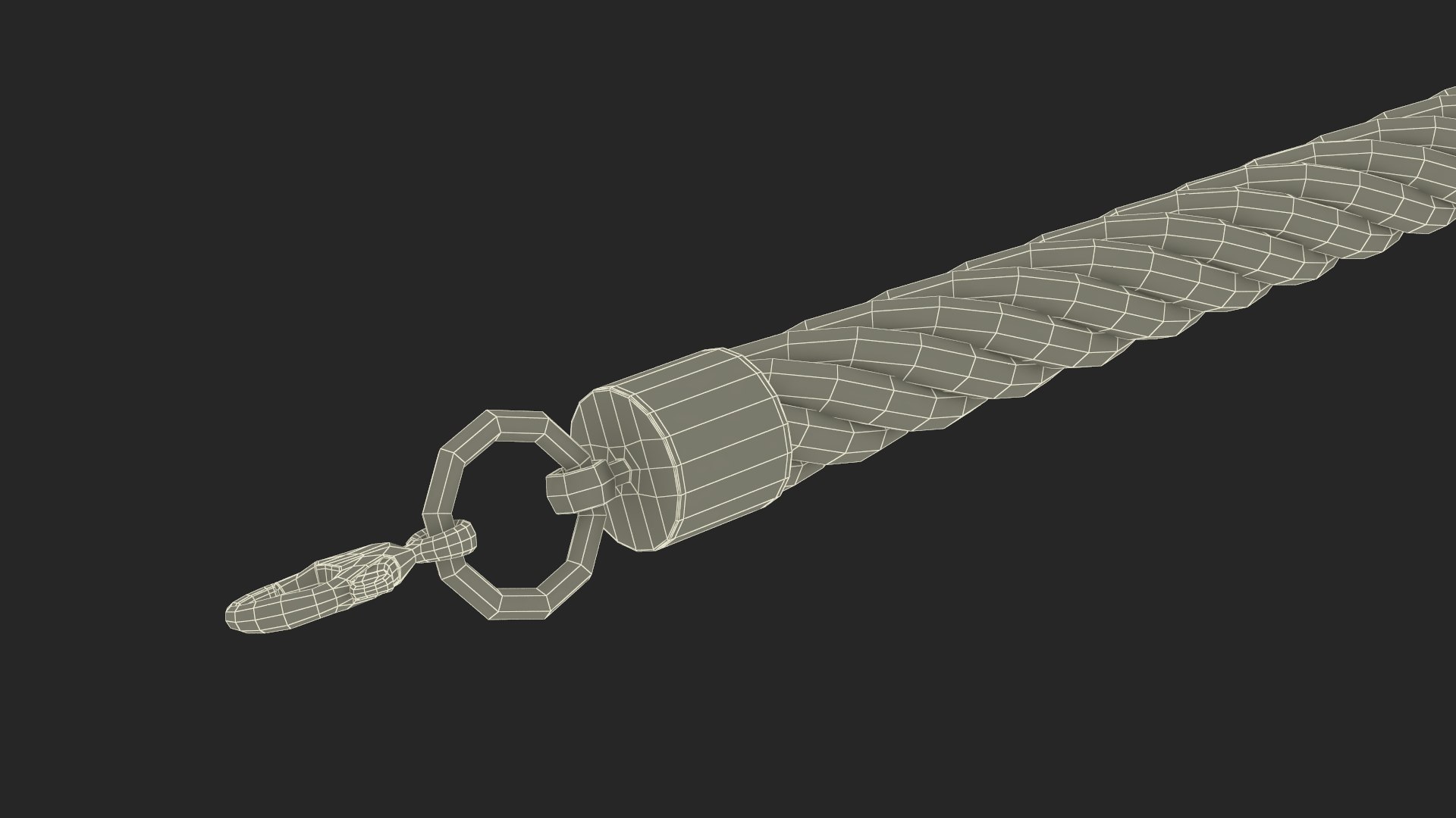 Solid Cable Jewelry Silver Chain 3D Model - TurboSquid 2243993