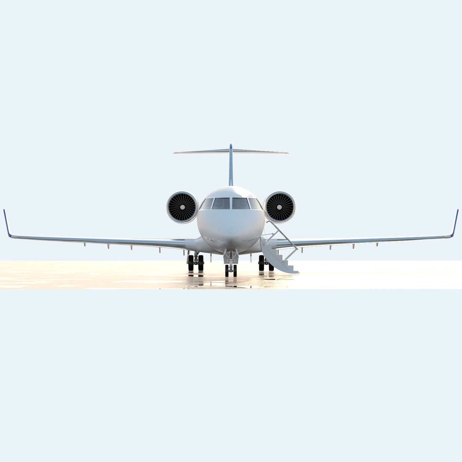 3d model of challenger bombardier 605