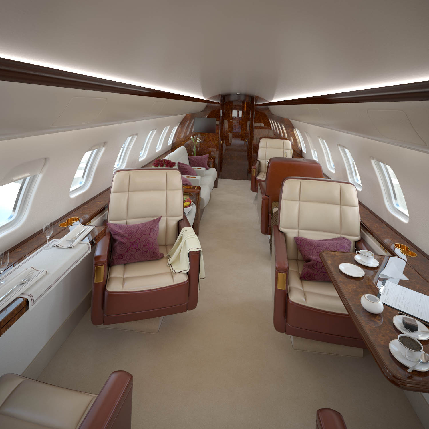 3d model of challenger bombardier 605