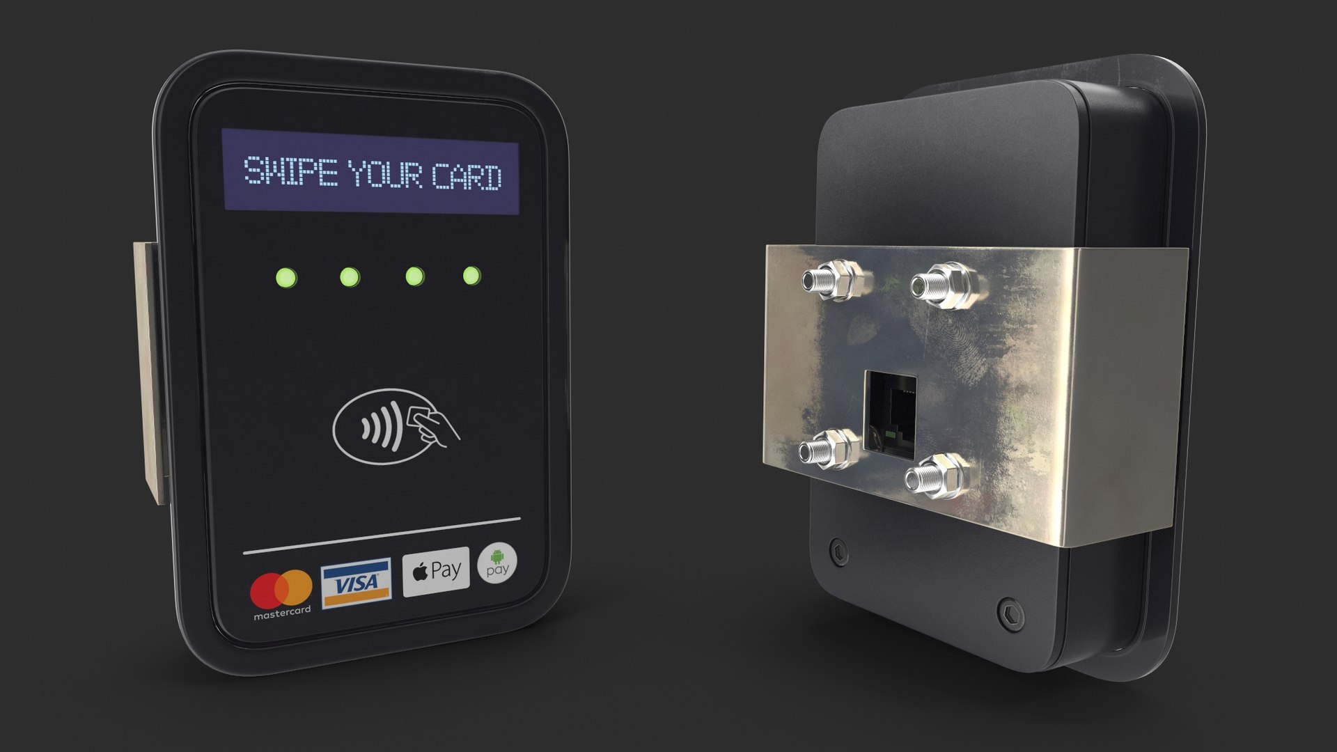 NFC Contactless Only Payment Module 3D Model 3D Model - TurboSquid 1954197