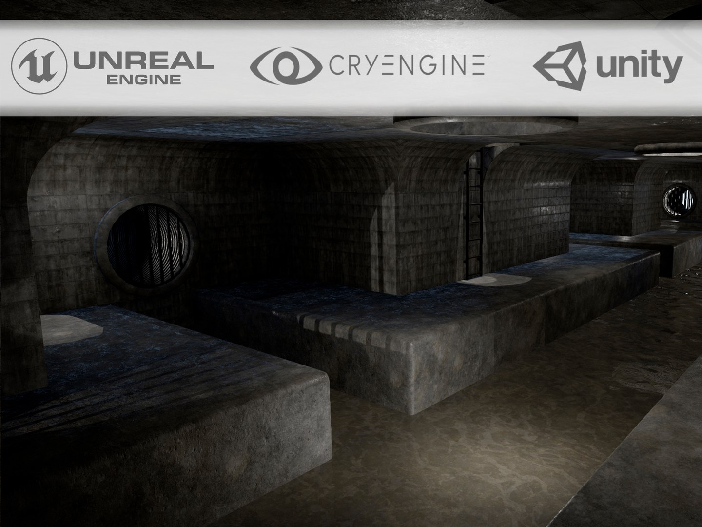 Sewerage Modular 3D Model - TurboSquid 1370907