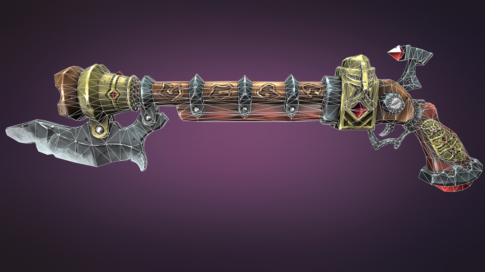 3D Dwarf Musket - TurboSquid 2125630