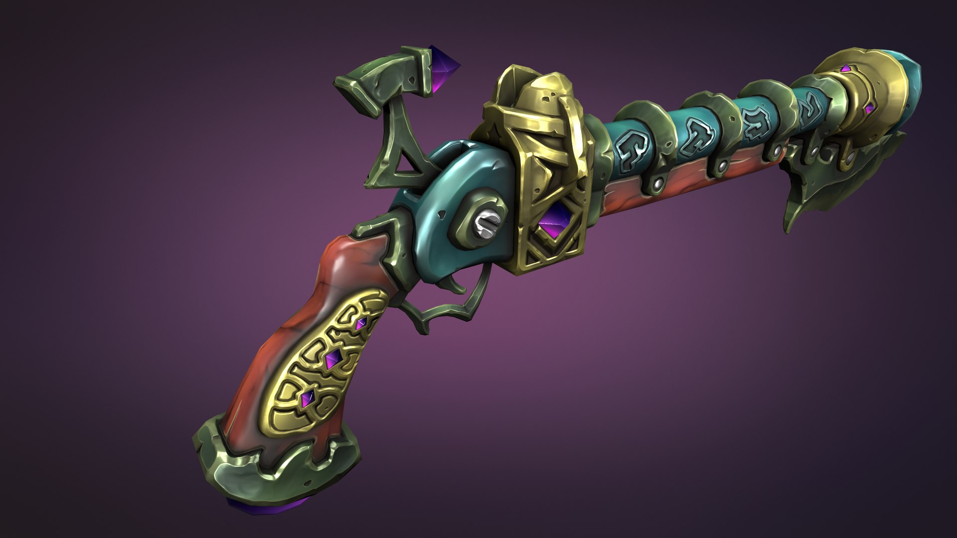 3D Dwarf Musket - TurboSquid 2125630