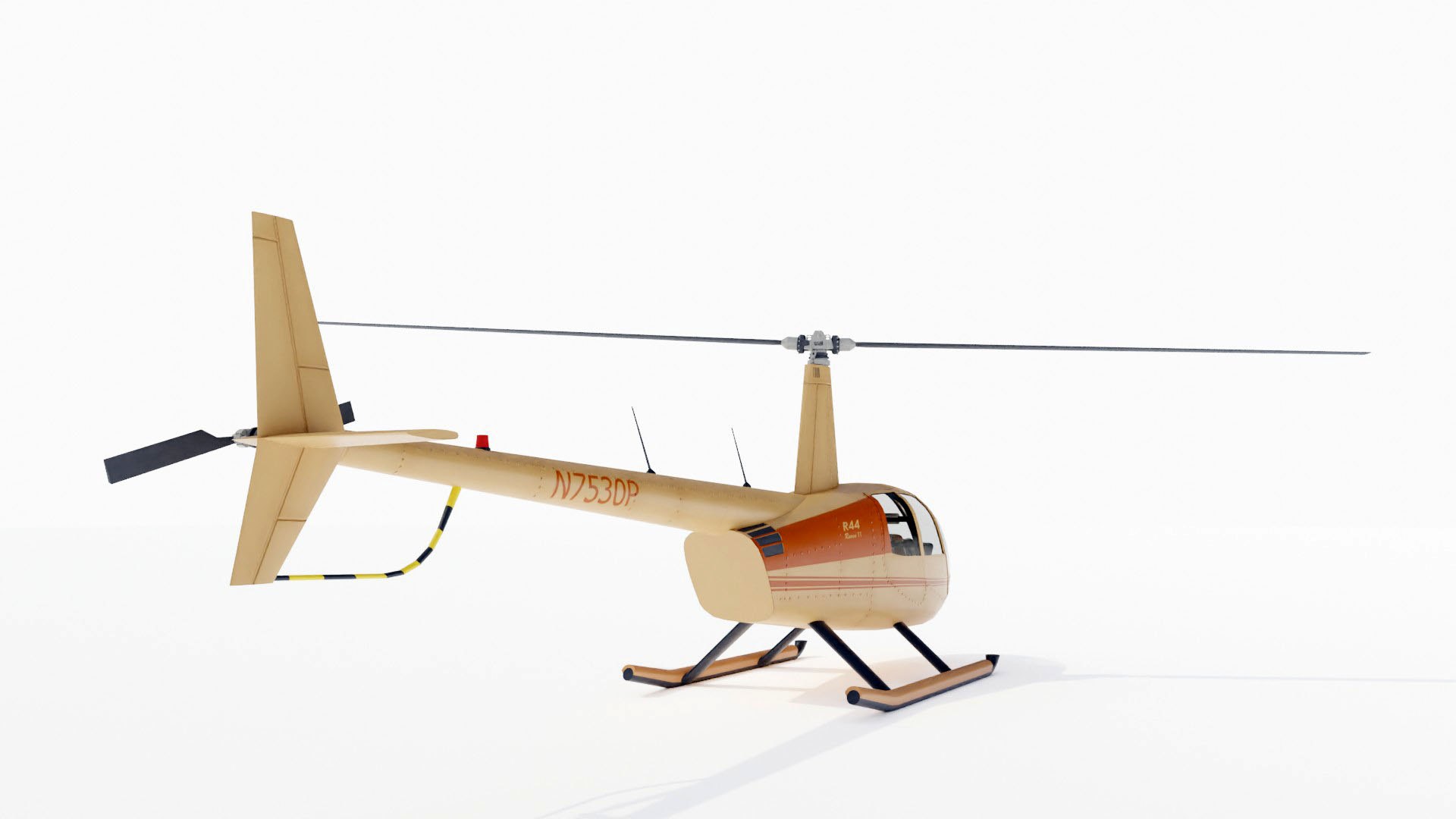 3d Model Robinson R44