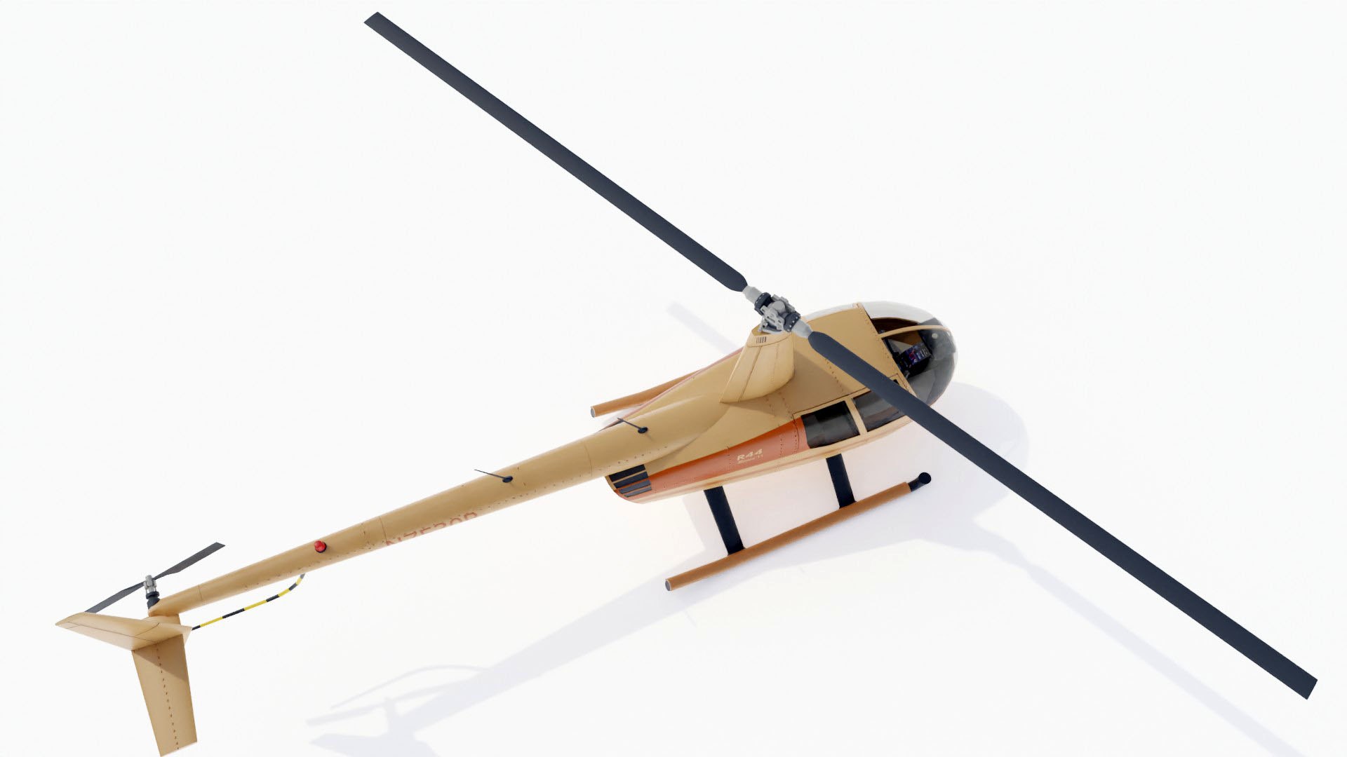 3d Model Robinson R44