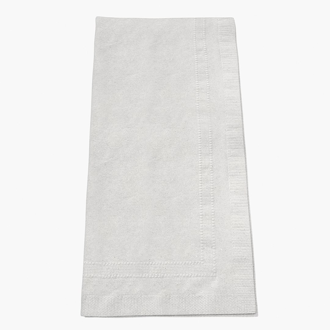 Napkin 3d Model