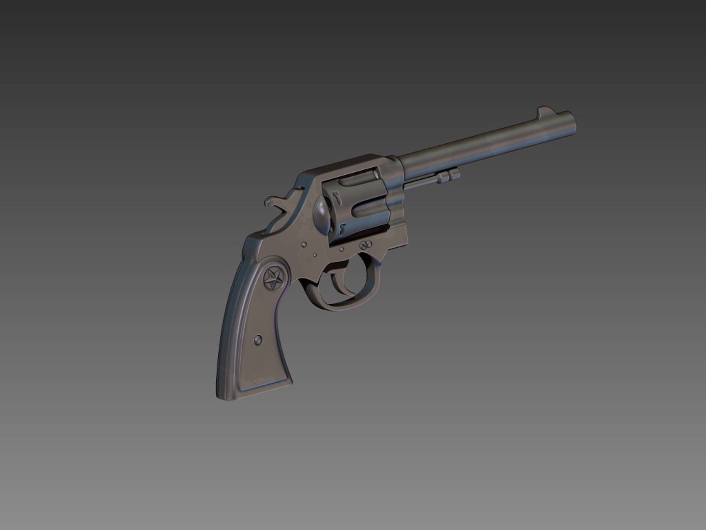 3d Model Big Gun